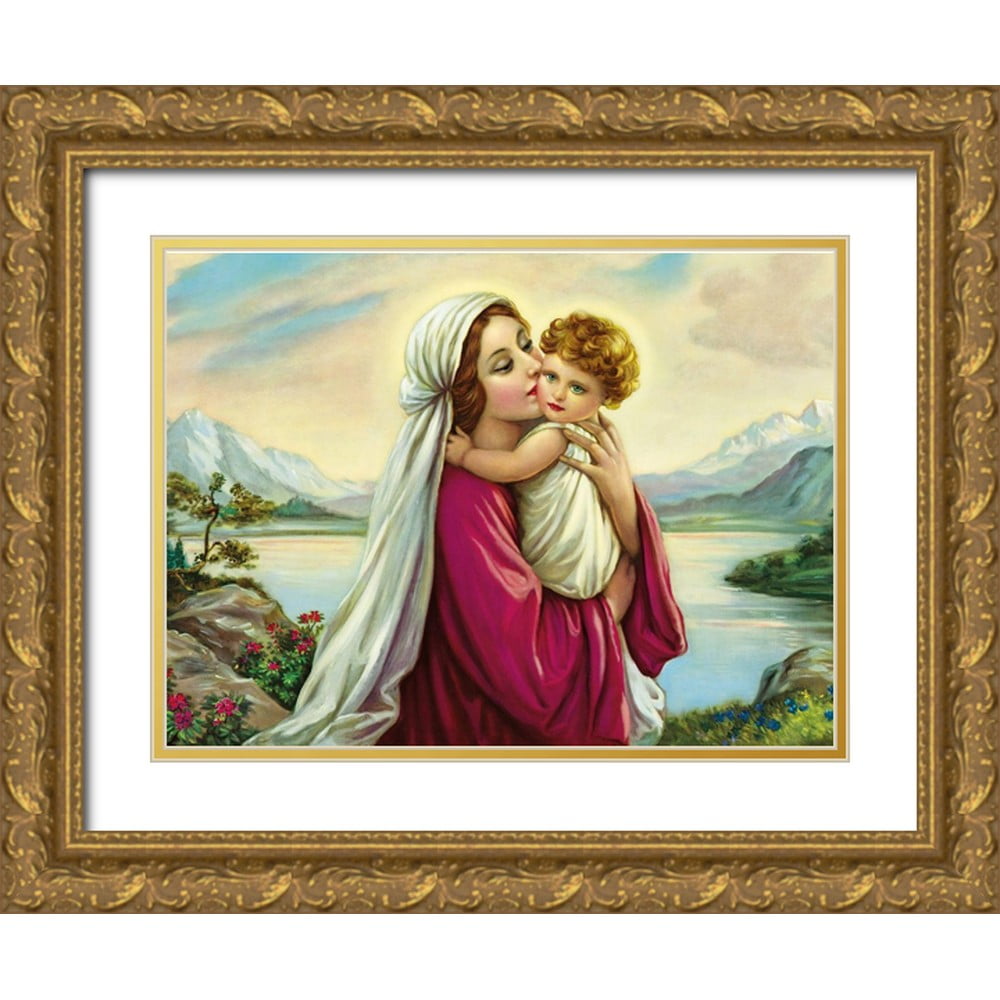 Giovanni 24x19 Gold Ornate Wood Framed with Double Matting Museum Art Print Titled - BERGSEE ...