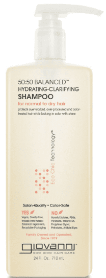 Giovanni 50:50 Balanced Hydrating Clarifying Shampoo - 24 oz - Walmart.com