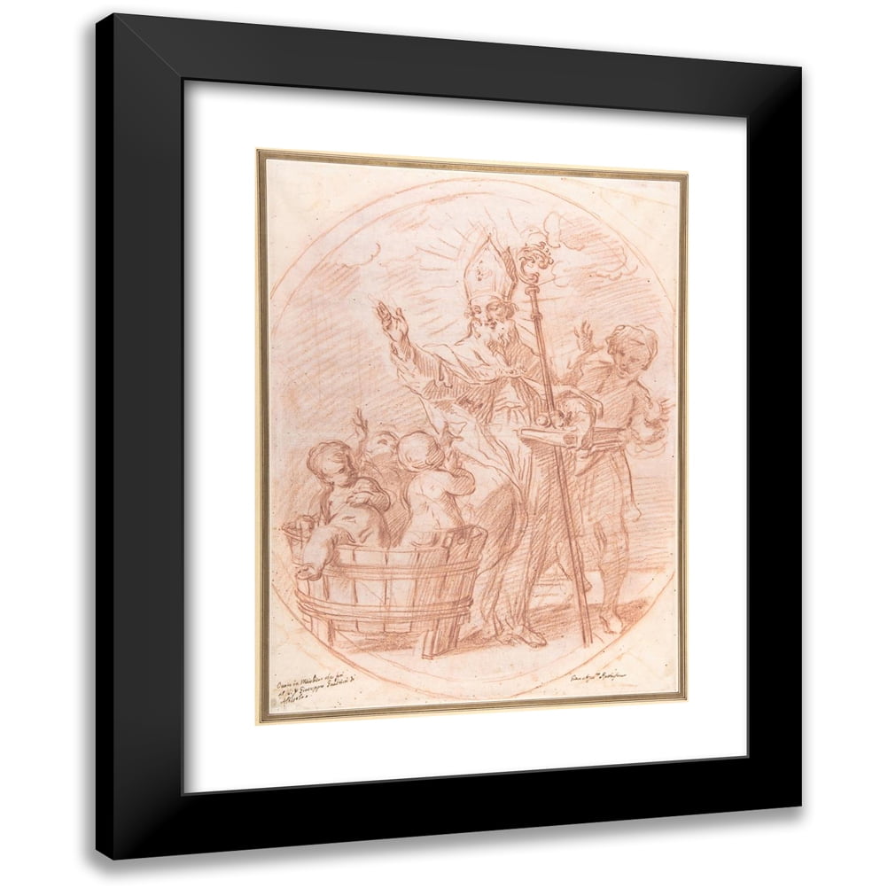 Giovanni Agostino Ratti 19x24 Black Modern Framed Museum Art Print ...