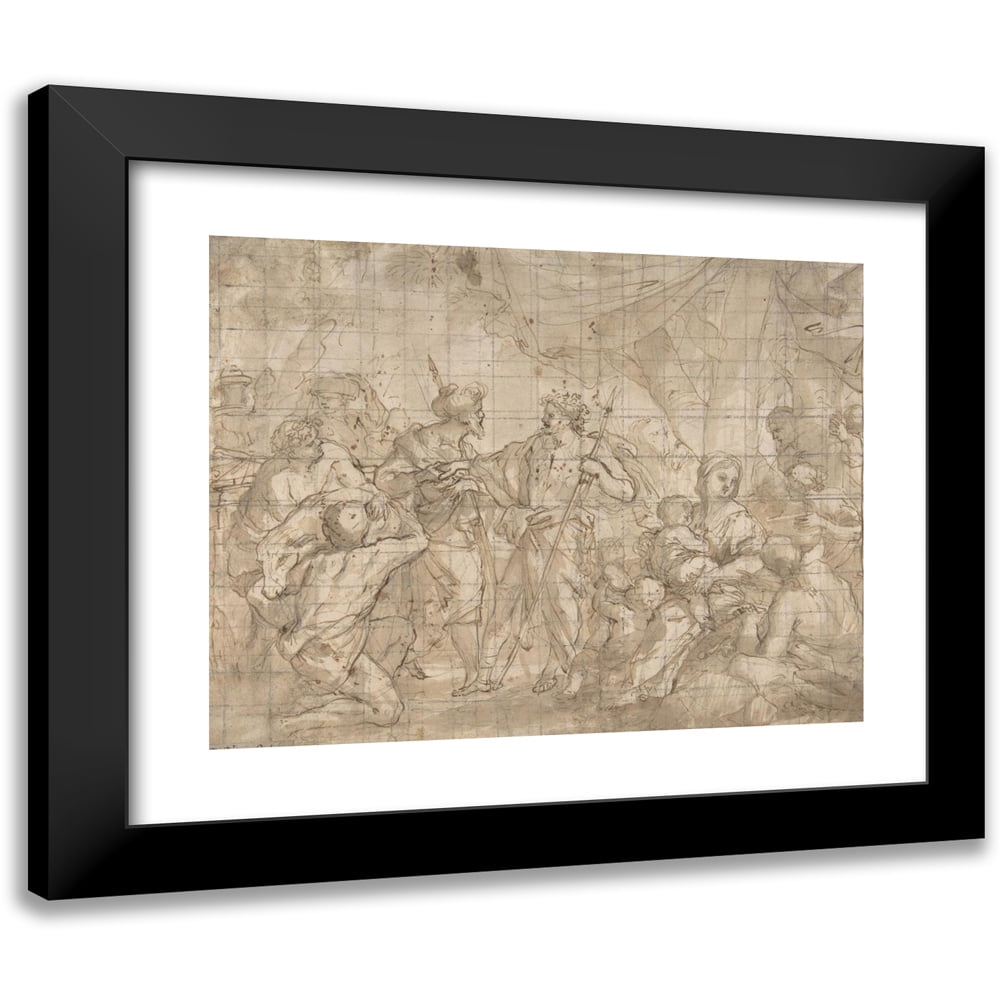 Giovanni Battista Carlone 14x12 Black Modern Framed Museum Art Print ...