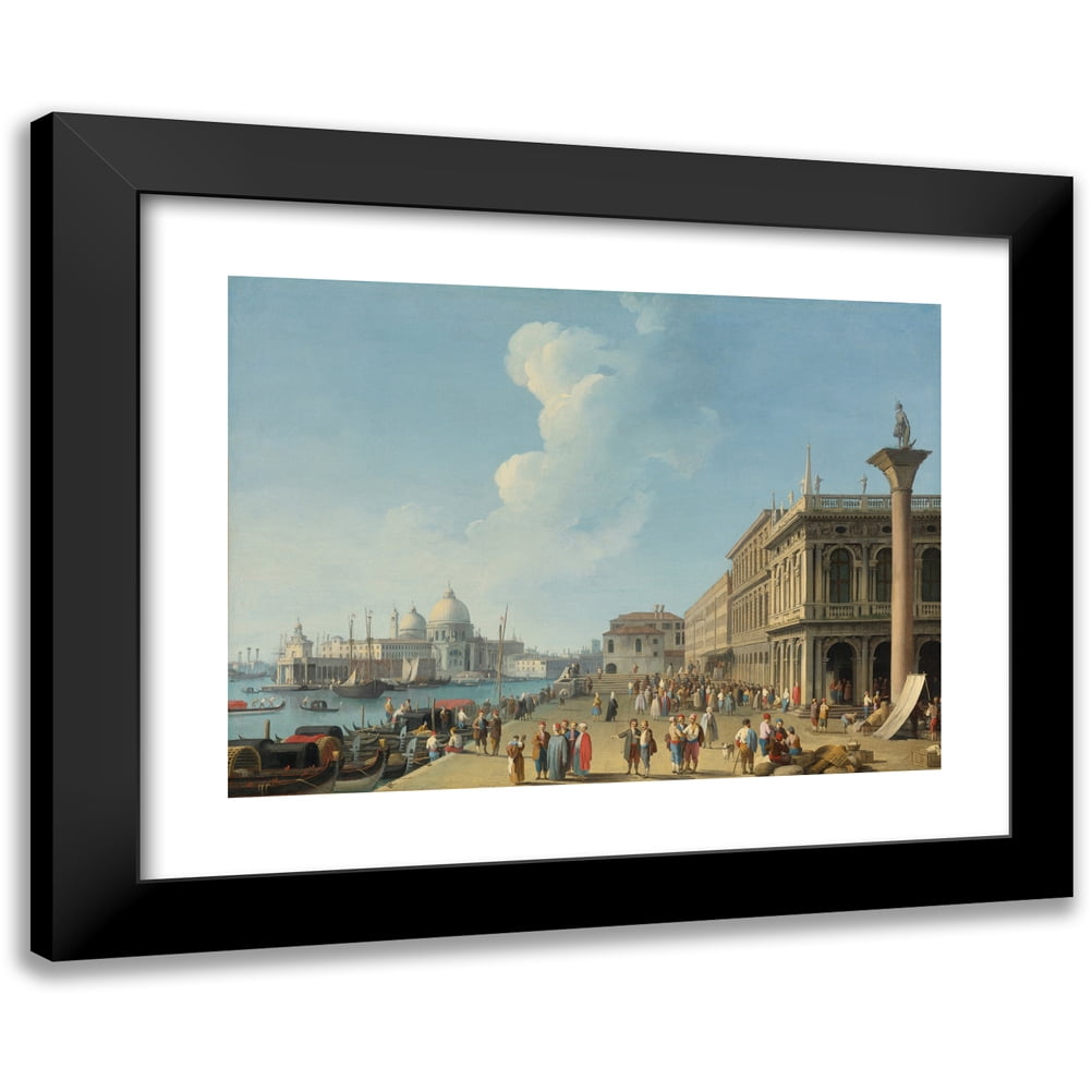 Giovanni Battista Cimaroli 18x14 Black Modern Framed Museum Art Print ...