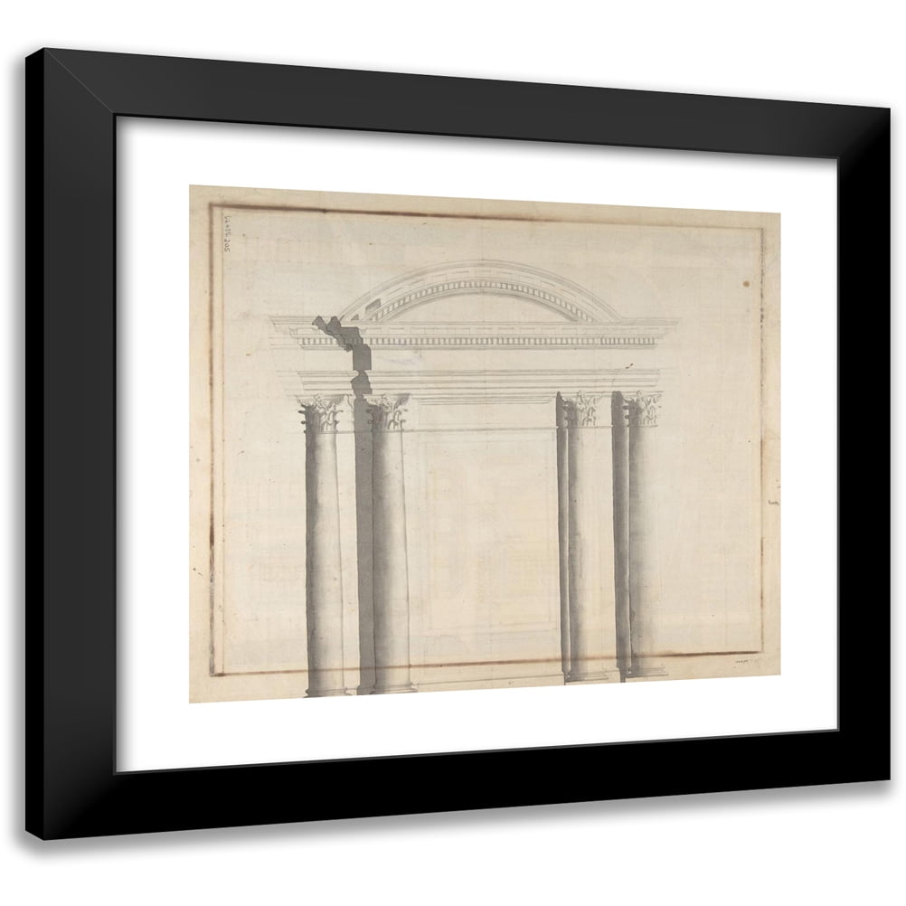 Giovanni Battista Galliani 14x12 Black Modern Framed Museum Art Print ...