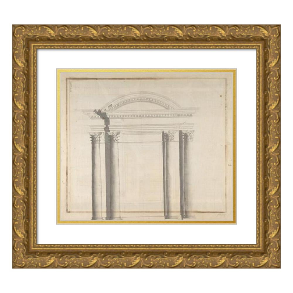 Giovanni Battista Galliani 17x15 Gold Ornate Wood Frame and Double ...
