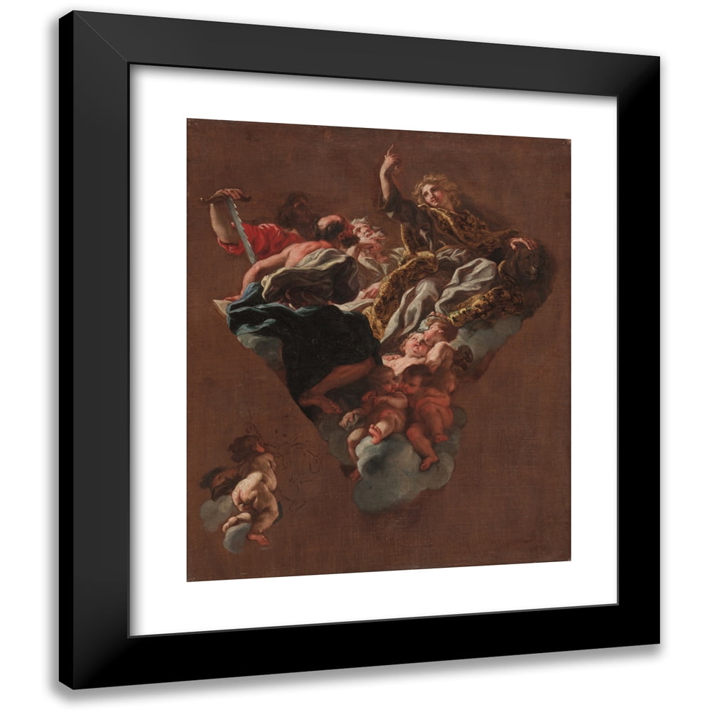 Giovanni Battista Gaulli 15x18 Black Modern Framed Museum Art Print ...