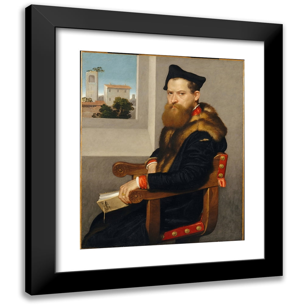 Giovanni Battista Moroni 12x14 Black Modern Framed Museum Art Print ...