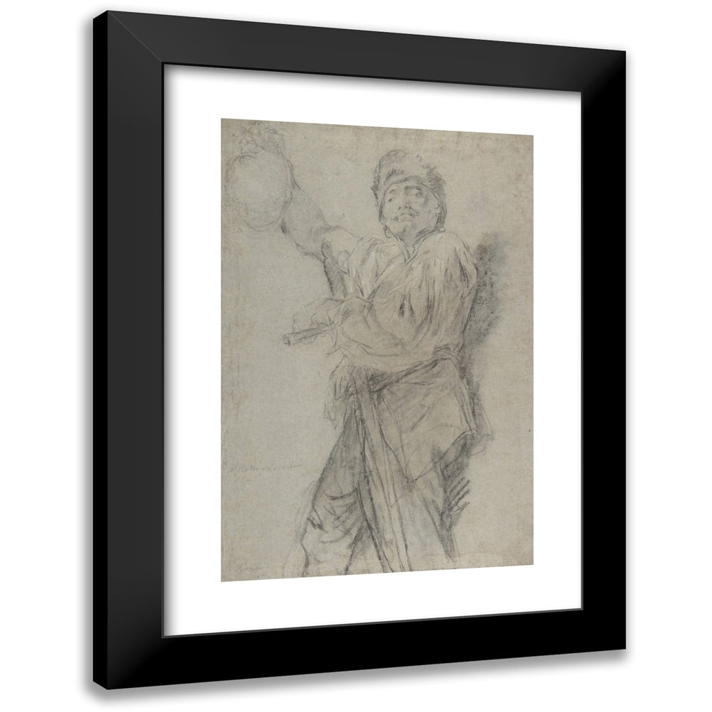 Giovanni Battista Piazzetta 11x14 Black Modern Framed Museum Art Print ...