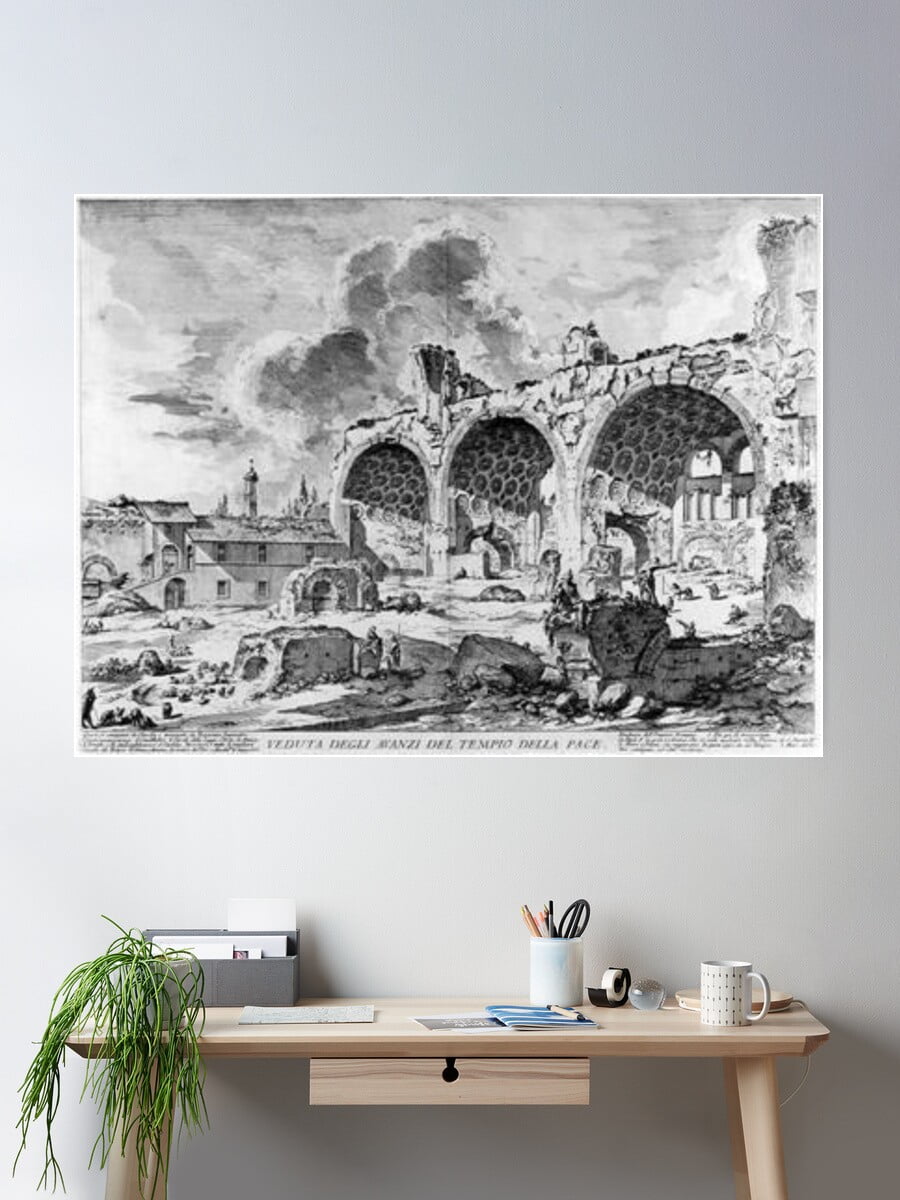 Giovanni Battista Piranesi, 18Th Century Etching, Basilica Of Maxentius ...