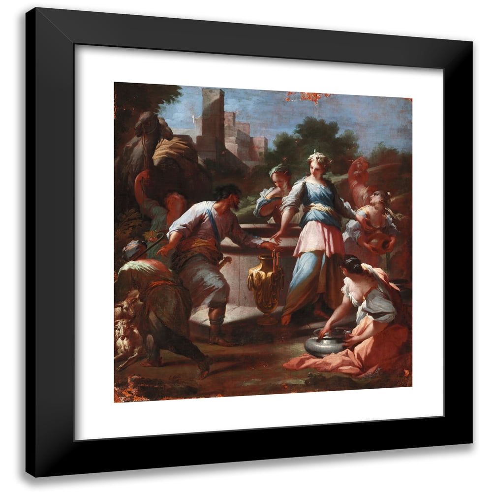 Giovanni Battista Ranieri Del Pace 15x16 Black Modern Framed Museum Art ...