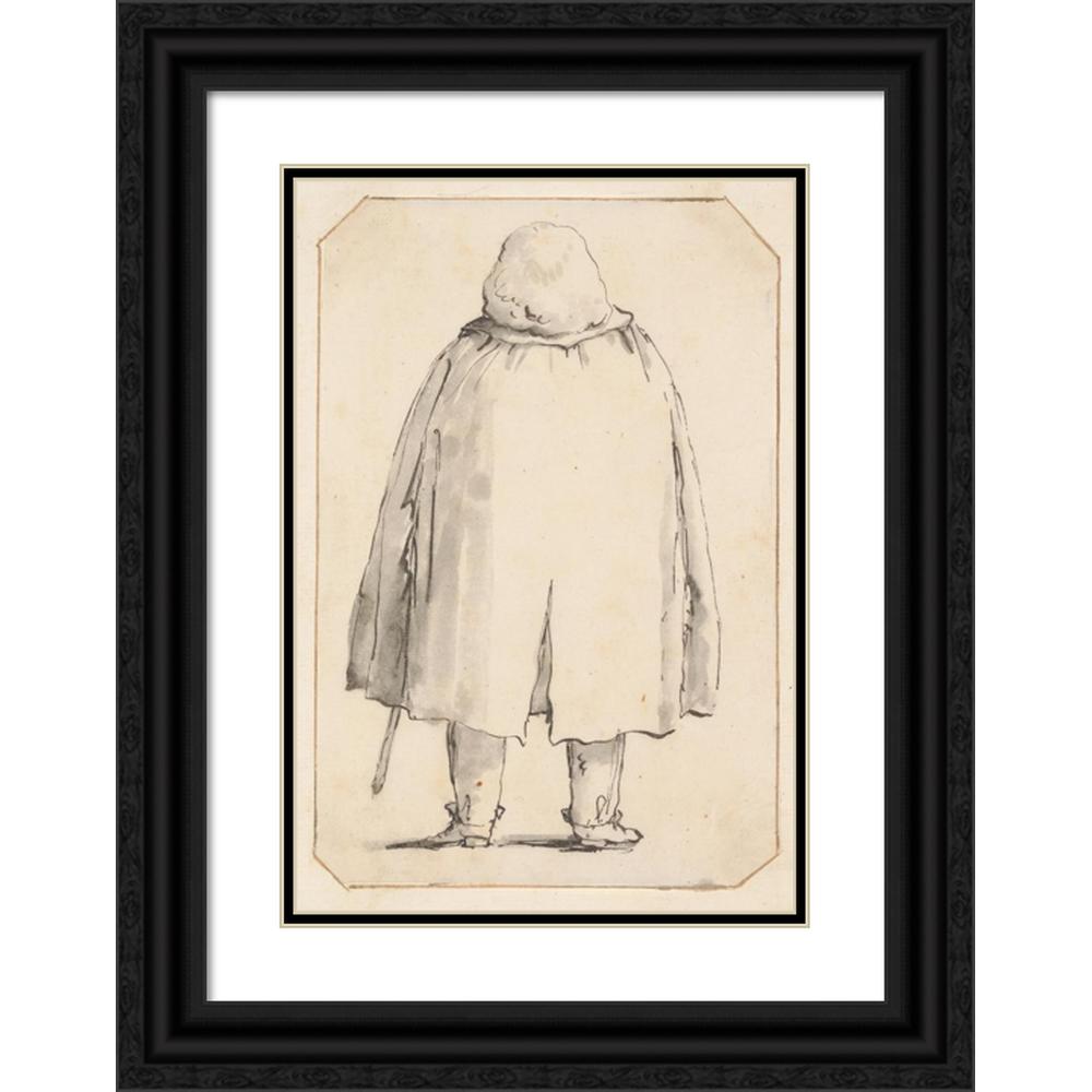 Giovanni Battista Tiepolo 11x14 Black Ornate Wood Framed Double Matted ...