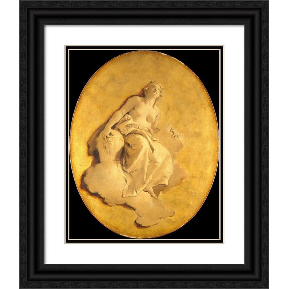 Giovanni Battista Tiepolo 12x14 Black Ornate Wood Framed Double Matted ...