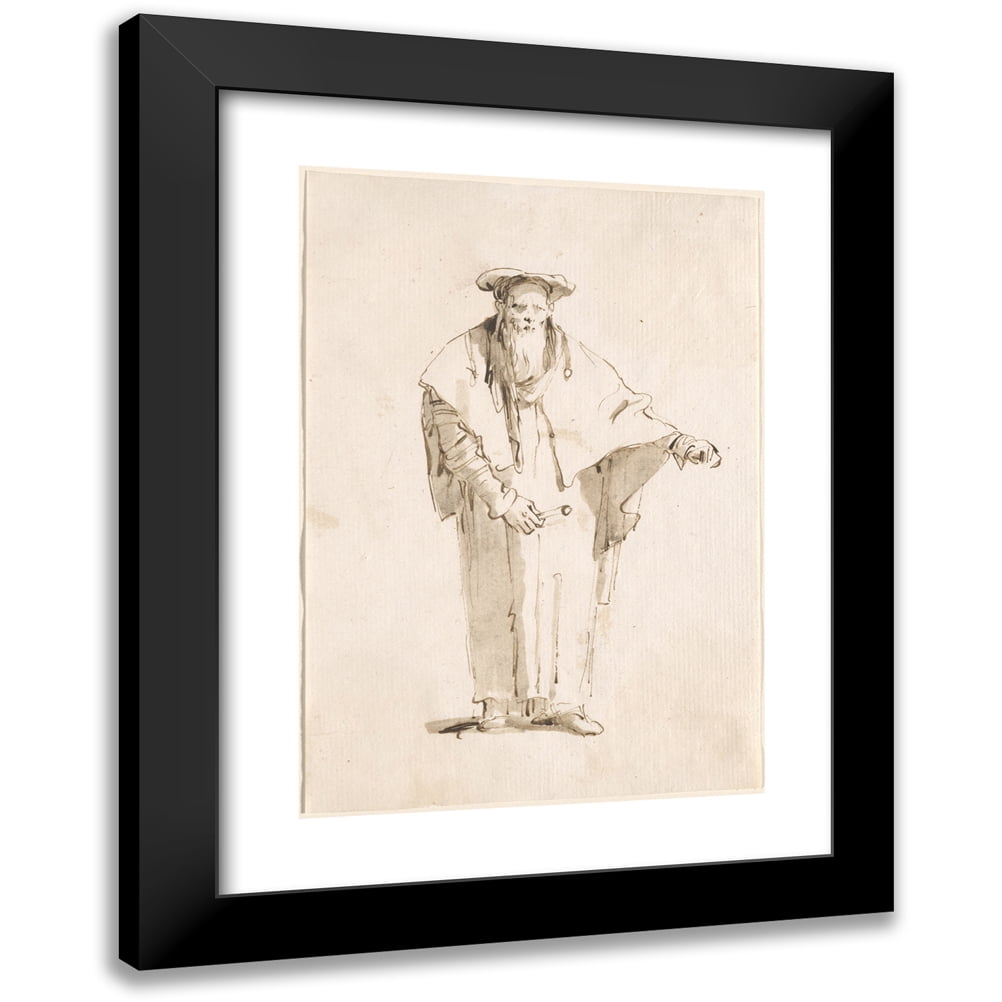 Giovanni Battista Tiepolo 14x18 Black Modern Framed Museum Art Print ...