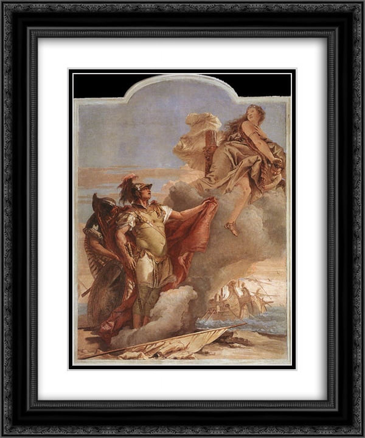 Giovanni Battista Tiepolo 2x Matted 20x24 Black Ornate Framed Art Print ...
