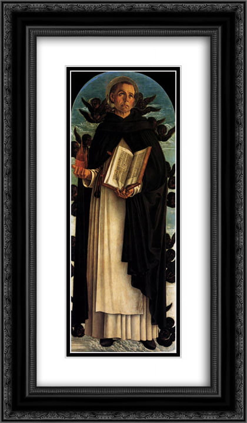Giovanni Bellini 2x Matted 14x24 Black Ornate Framed Art Print ...