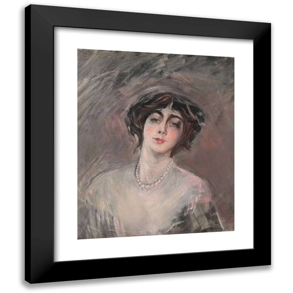Giovanni Boldini 12x14 Black Modern Framed Museum Art Print Titled ...