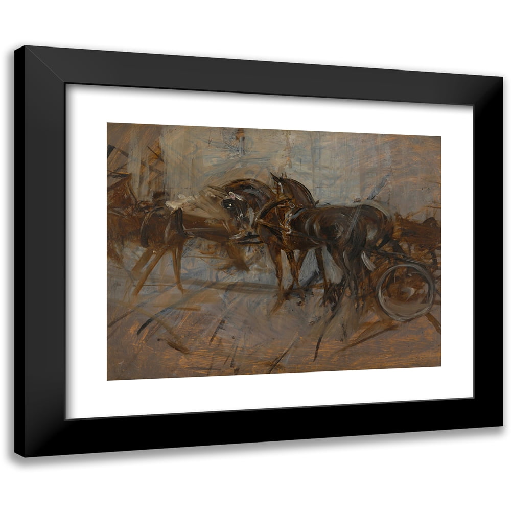 Giovanni Boldini 24x19 Black Modern Framed Museum Art Print Titled ...