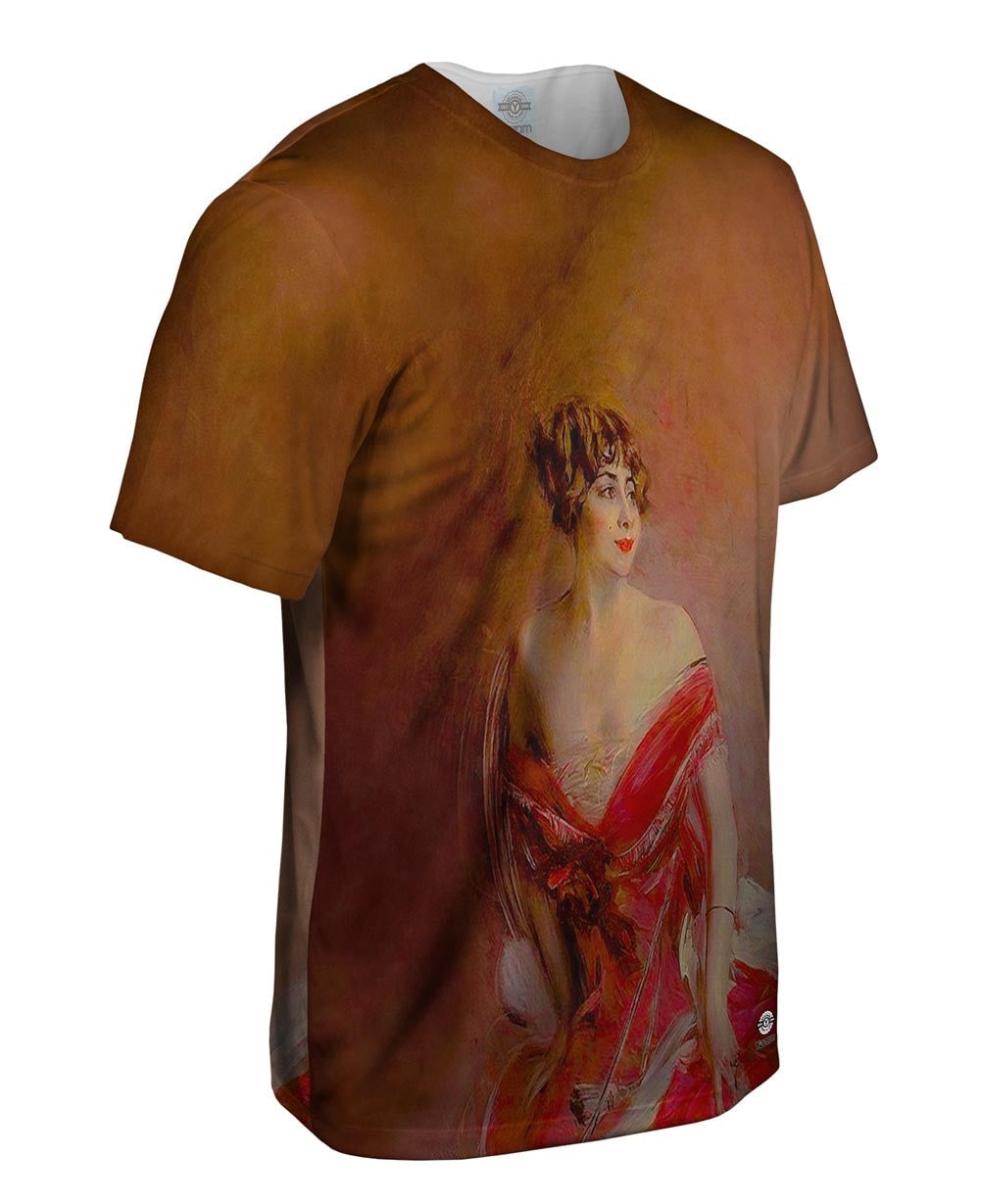 Giovanni Boldini - Mlle de Gillespie 1912 Mens T-Shirt All Over Print ...