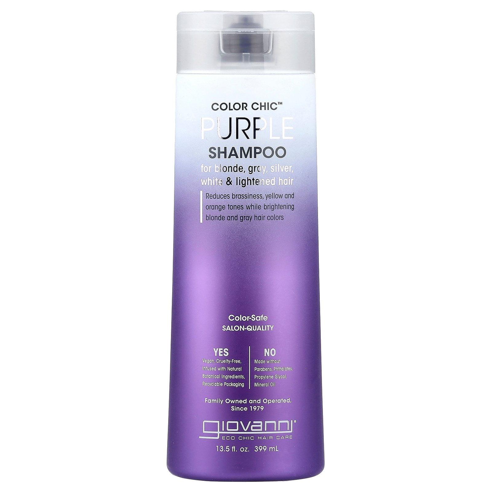 Giovanni Color Chic™, Purple Shampoo , 13.5 fl oz (399 ml) - Walmart.com