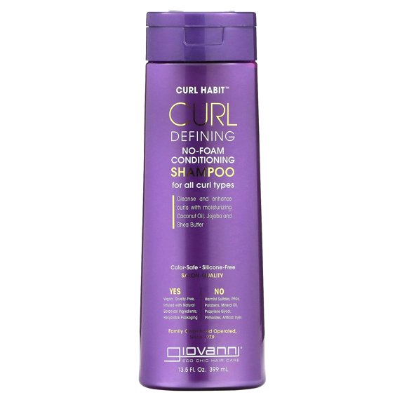 Giovanni Curl Habit, Curl Defining No-Foam Conditioning Shampoo, For ...