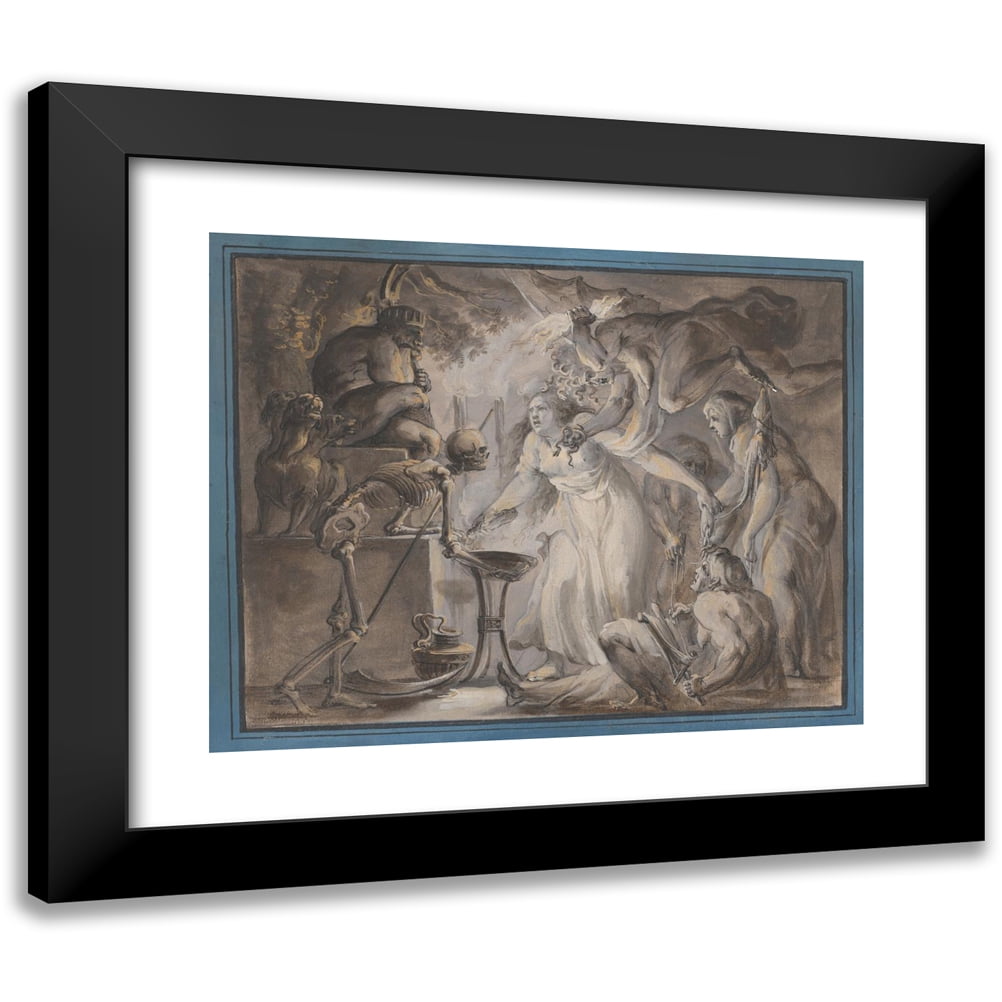 Giovanni David 24x20 Black Modern Framed Museum Art Print Titled - A ...