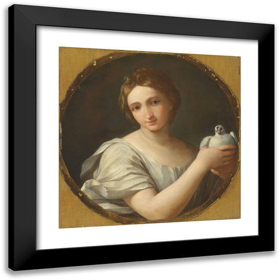 Giovanni Domenico Cerrini 12x12 Black Modern Framed Museum Art Print ...