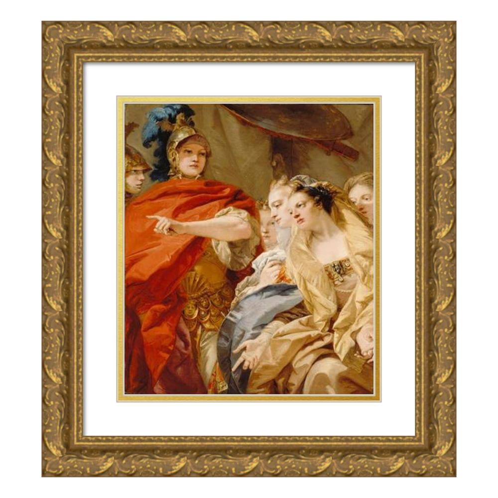 Giovanni Domenico Tiepolo 20x23 Gold Ornate Framed and Double Matted ...