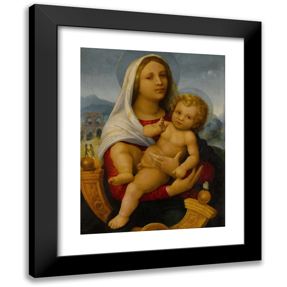 Giovanni Francesco Caroto 12x14 Black Modern Framed Museum Art Print ...