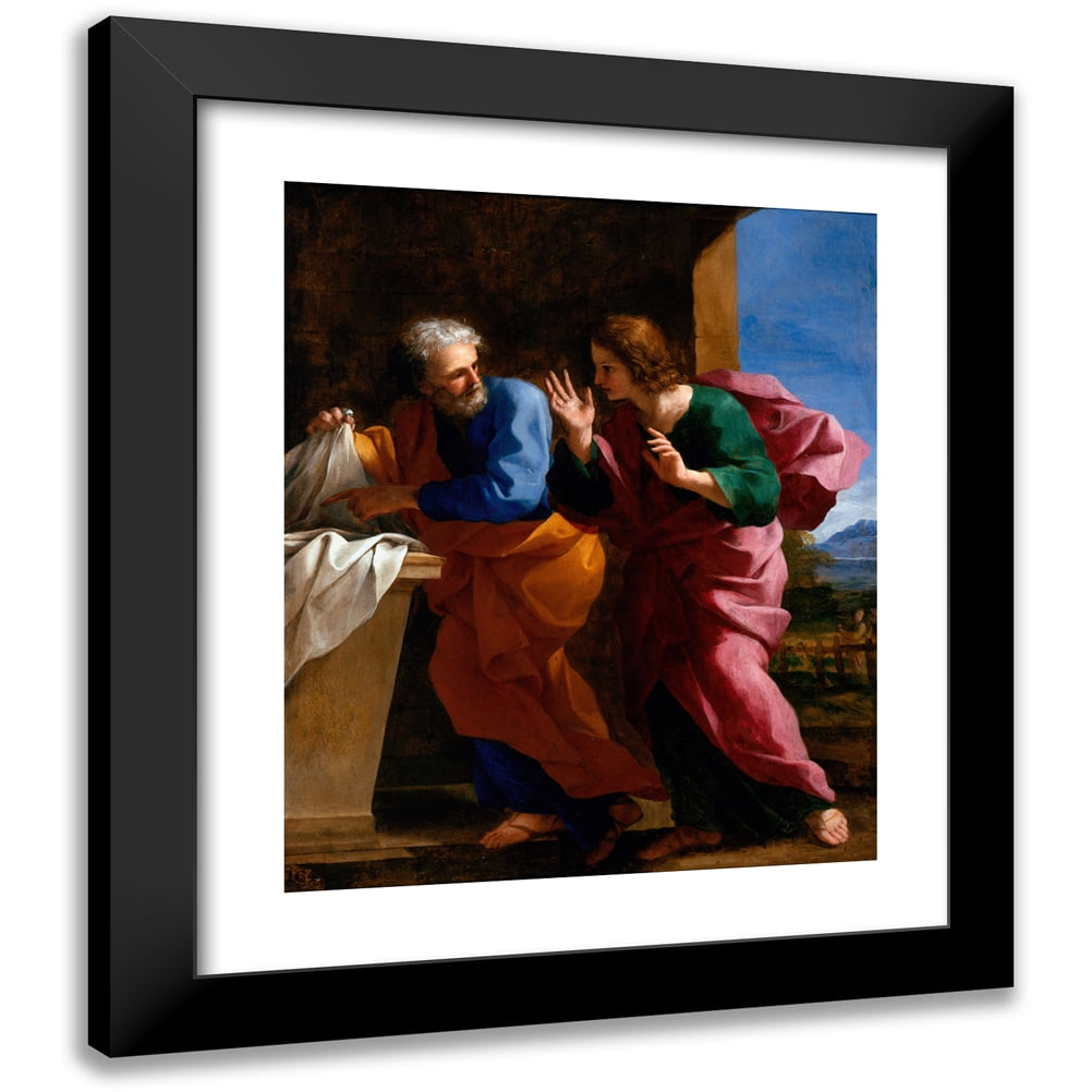 Giovanni Francesco Romanelli 15x18 Black Modern Framed Museum Art Print ...