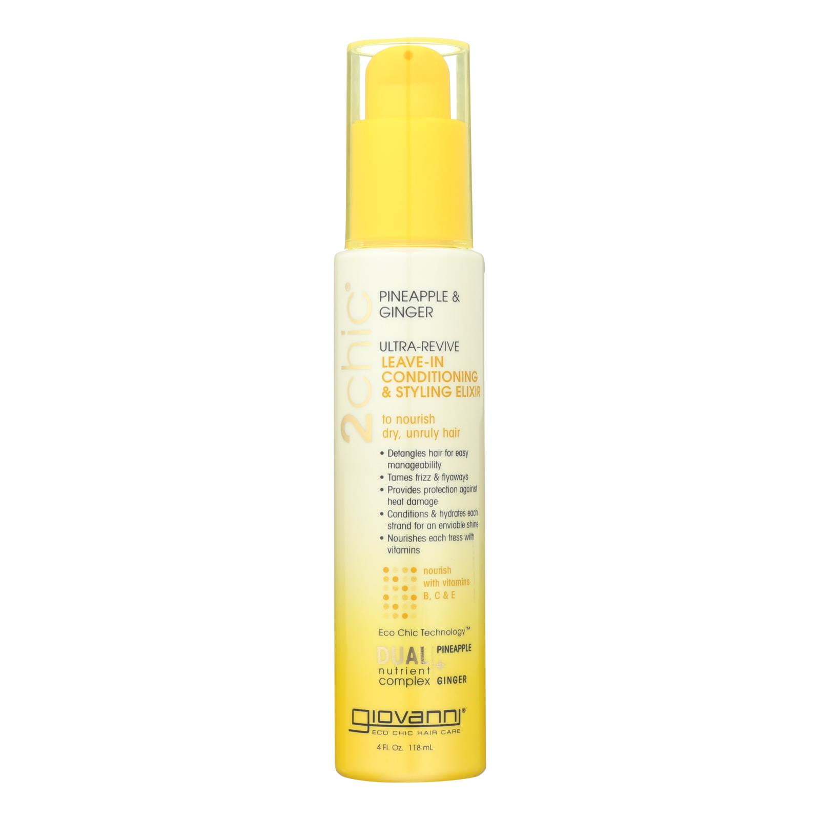 Giovanni Hair Care Products Conditioner - Pineapple And Ginger - Case ...
