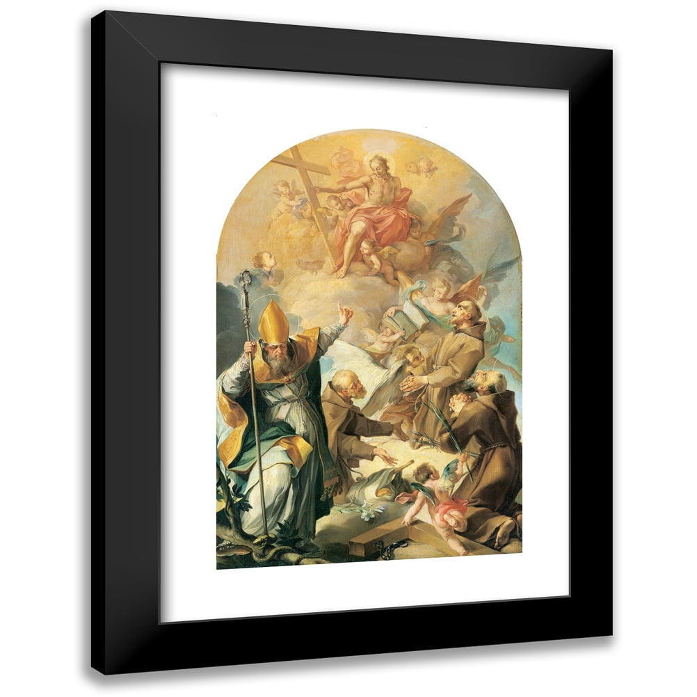 Giovanni Lanfranco 11x14 Black Modern Framed Museum Art Print Titled ...