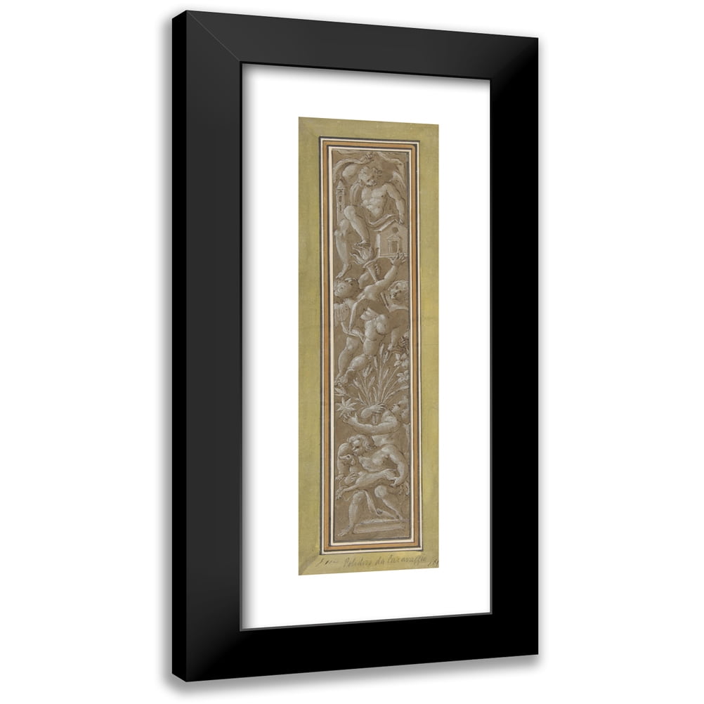 Giovanni Mauro della Rovere 8x18 Black Modern Framed Museum Art Print ...