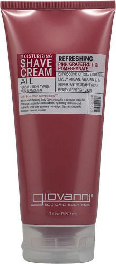 Giovanni Refreshing Shave Cream, Pink Grapefruit And Pomegranate, 7 Oz ...