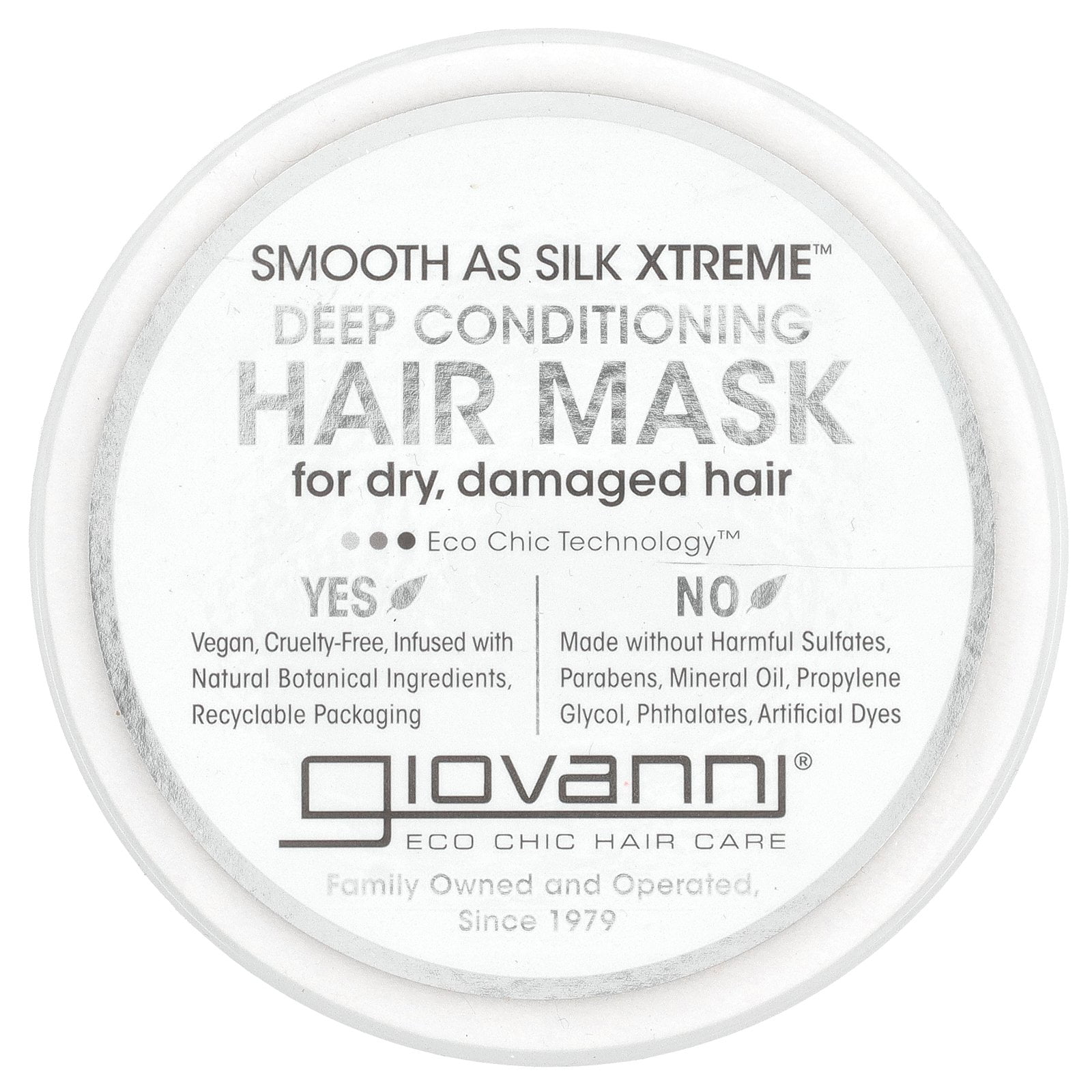 Giovanni Smooth As Silk Xtreme™, Deep Conditioning Hair Mask, 10 fl oz ...