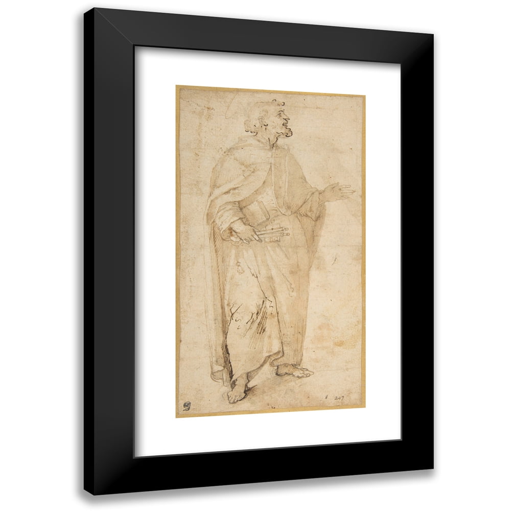 Giovanni de' Vecchi 10x14 Black Modern Framed Museum Art Print Titled ...