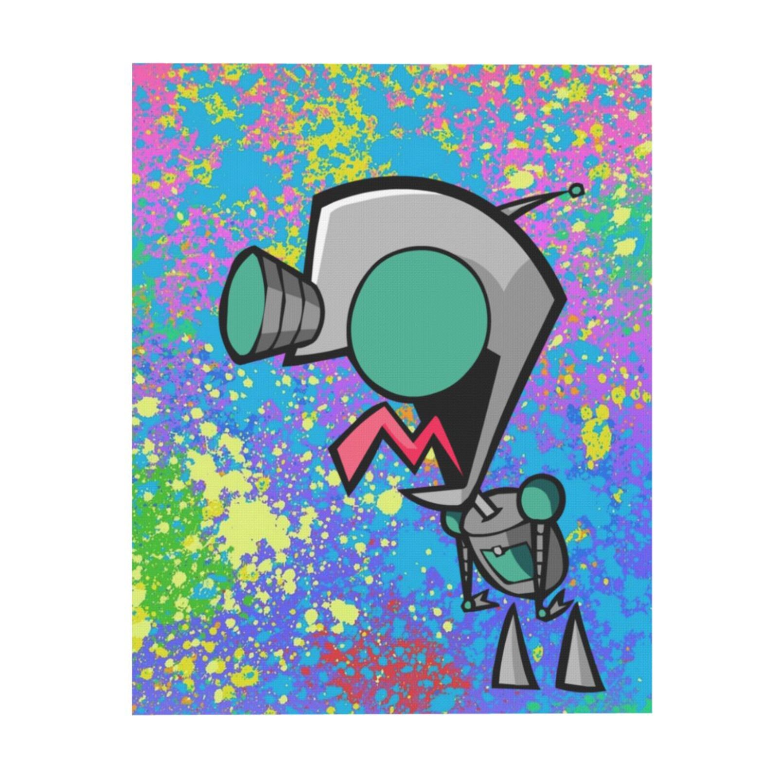 Gir Mouth Invader Zim Canvas Decorative Poster Art Picture Painting ...
