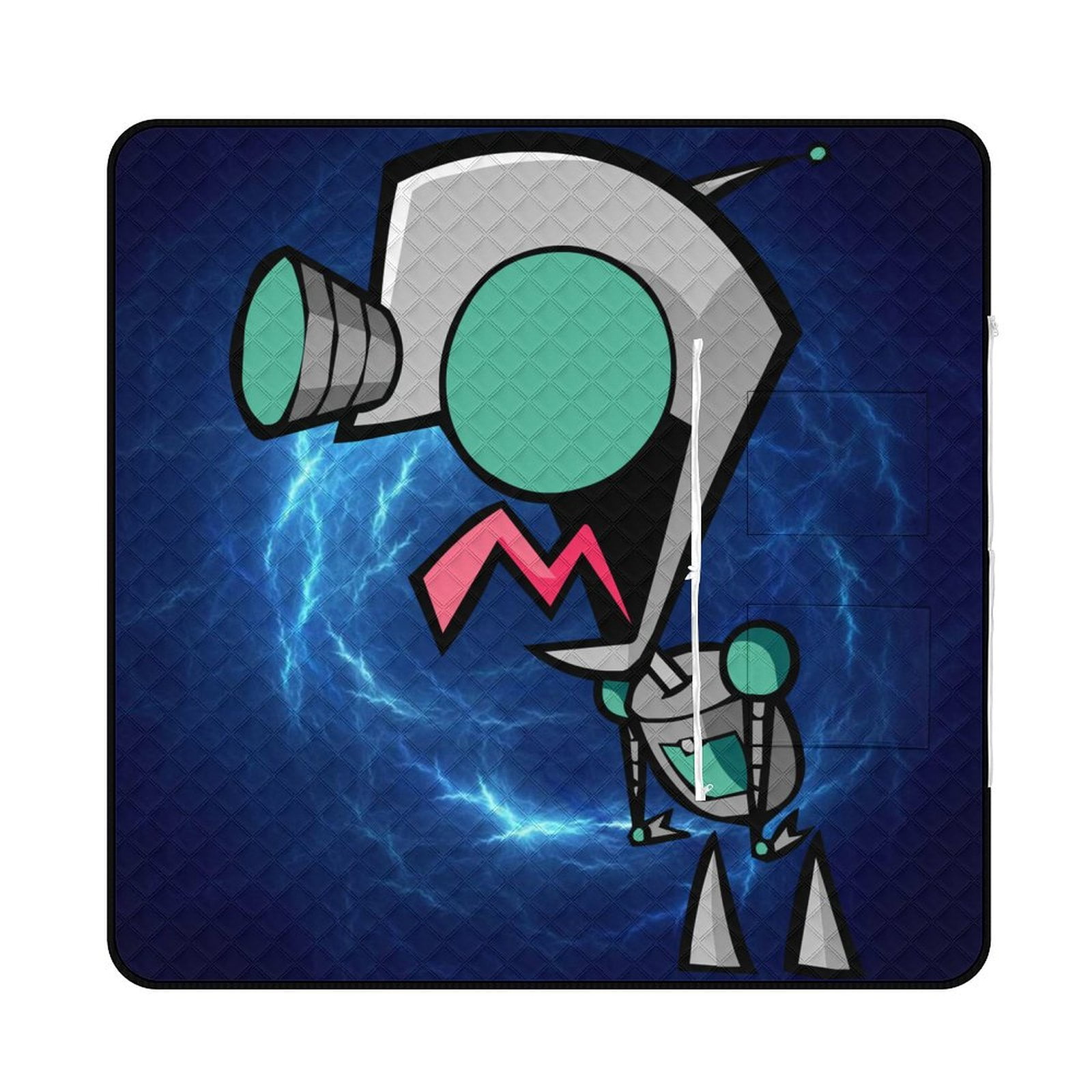 Gir Mouth Invader Zim Picnic Mat Sandproof Waterproof Foldable Portable ...