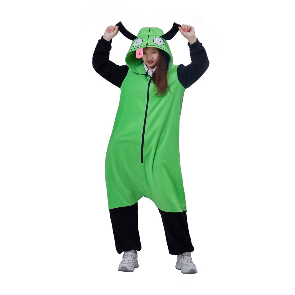 Gir Pajamas Invader Zim Costume Sleepwear Unisex Onesie Pajamas ...