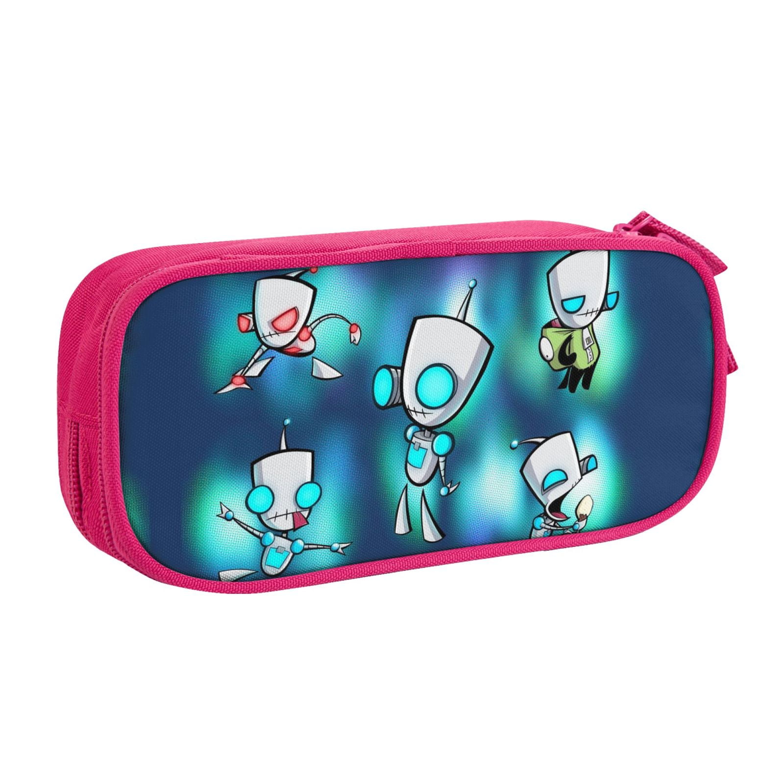 Gir Robot Invader Zim Pencilcase Large Capacity Pencase Double-layer ...