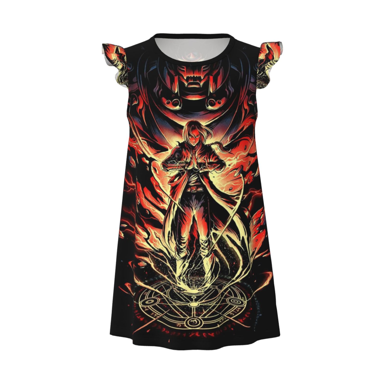 Gir-ls Fullmetal Alchemist Nightgown Princess Pajama Dresses For ...