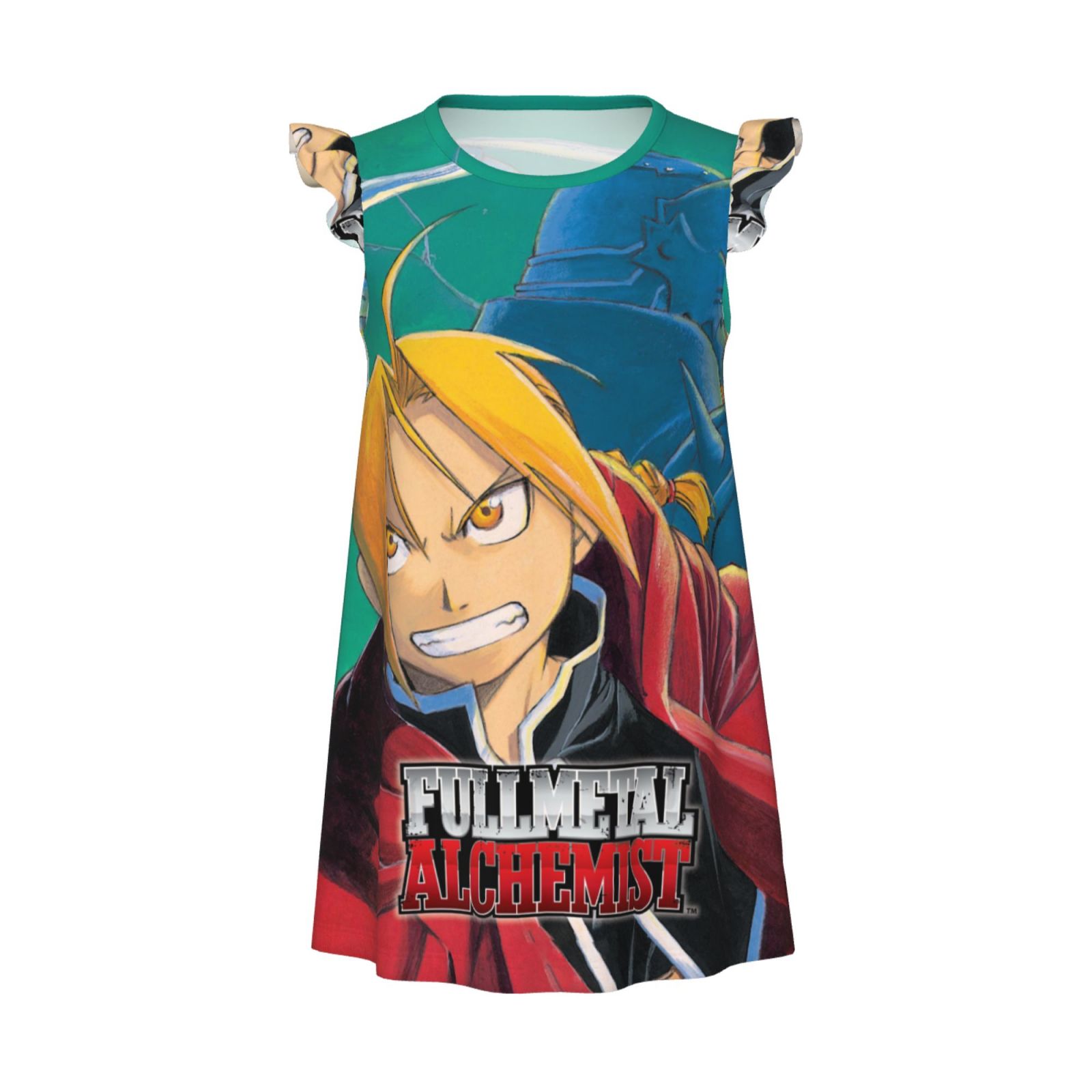 Gir-ls Fullmetal Alchemist Nightgown Princess Pajama Dresses For ...