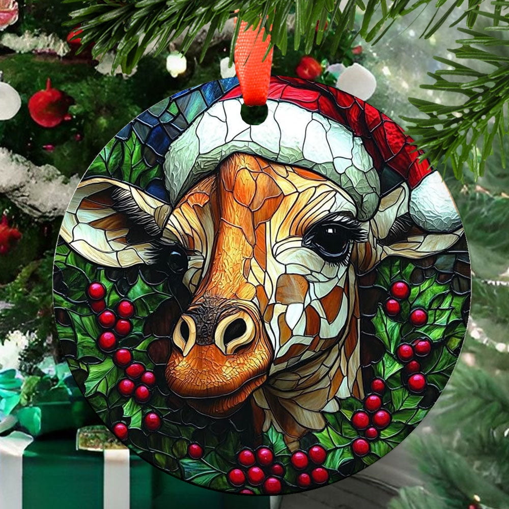 Giraffe 72 Ceramic/Acrylic Christmas Ornament, Sweet Love Celebration ...