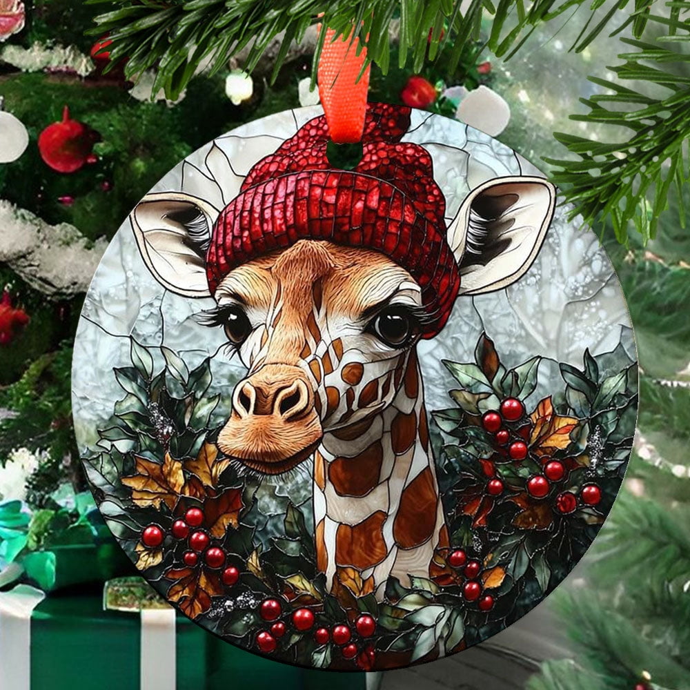 Giraffe 8 Ceramic/Acrylic Christmas Ornament, Mother Appreciation ...