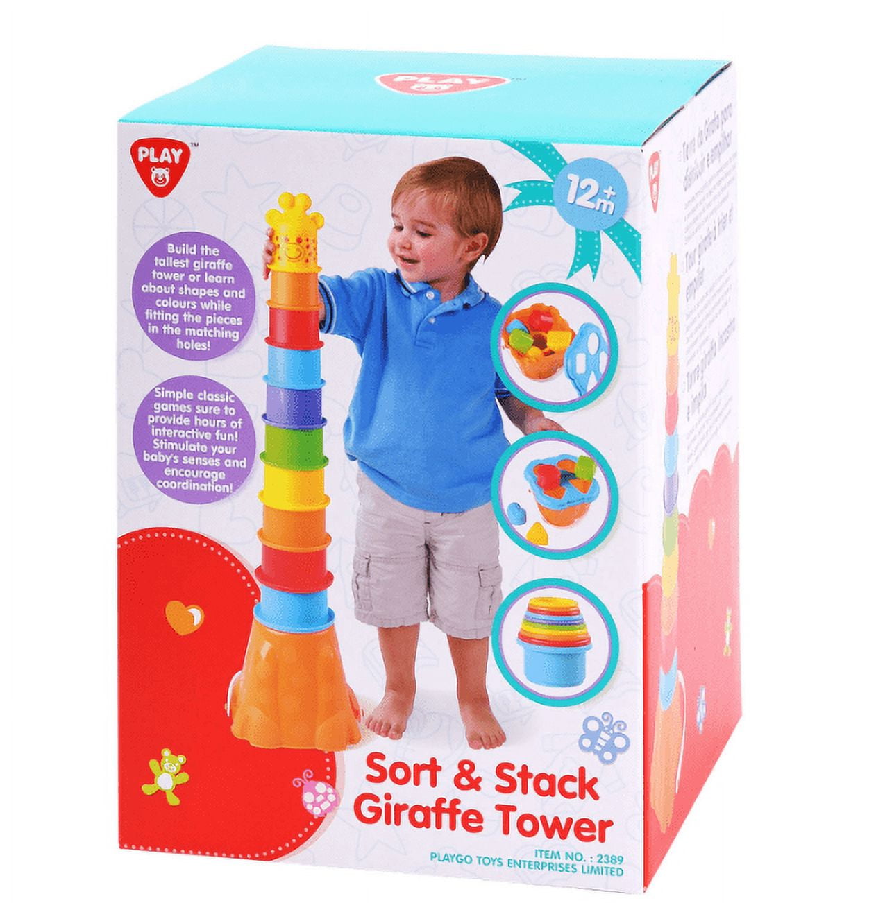Giraffe Activity Centre Stacking Cups with Sorter Bucket - Walmart.com