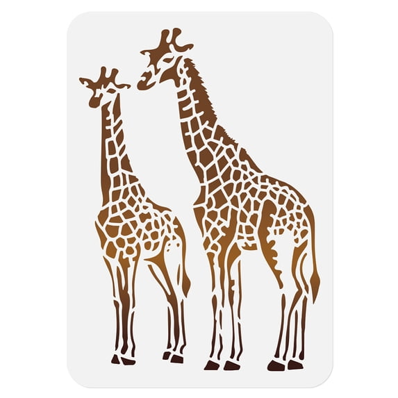 Giraffe Animal Stencil for Painting A4 Size Reusable Plastic Giraffe ...