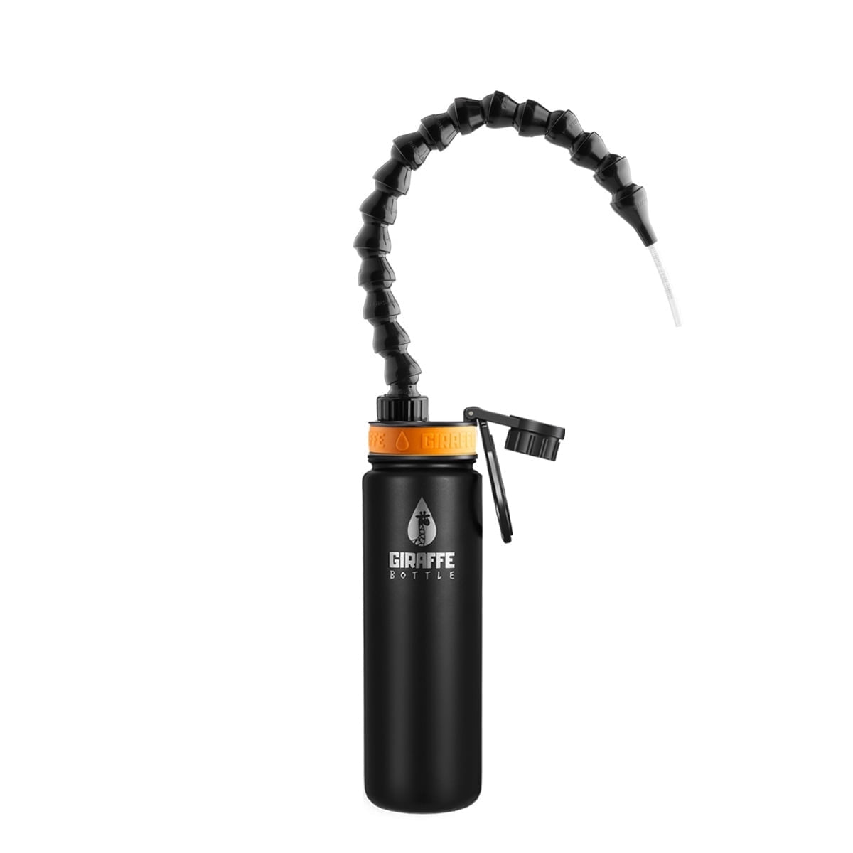 Giraffe Bottle Tower Hands Free Drinking System, Stainless Steel - 15 ...