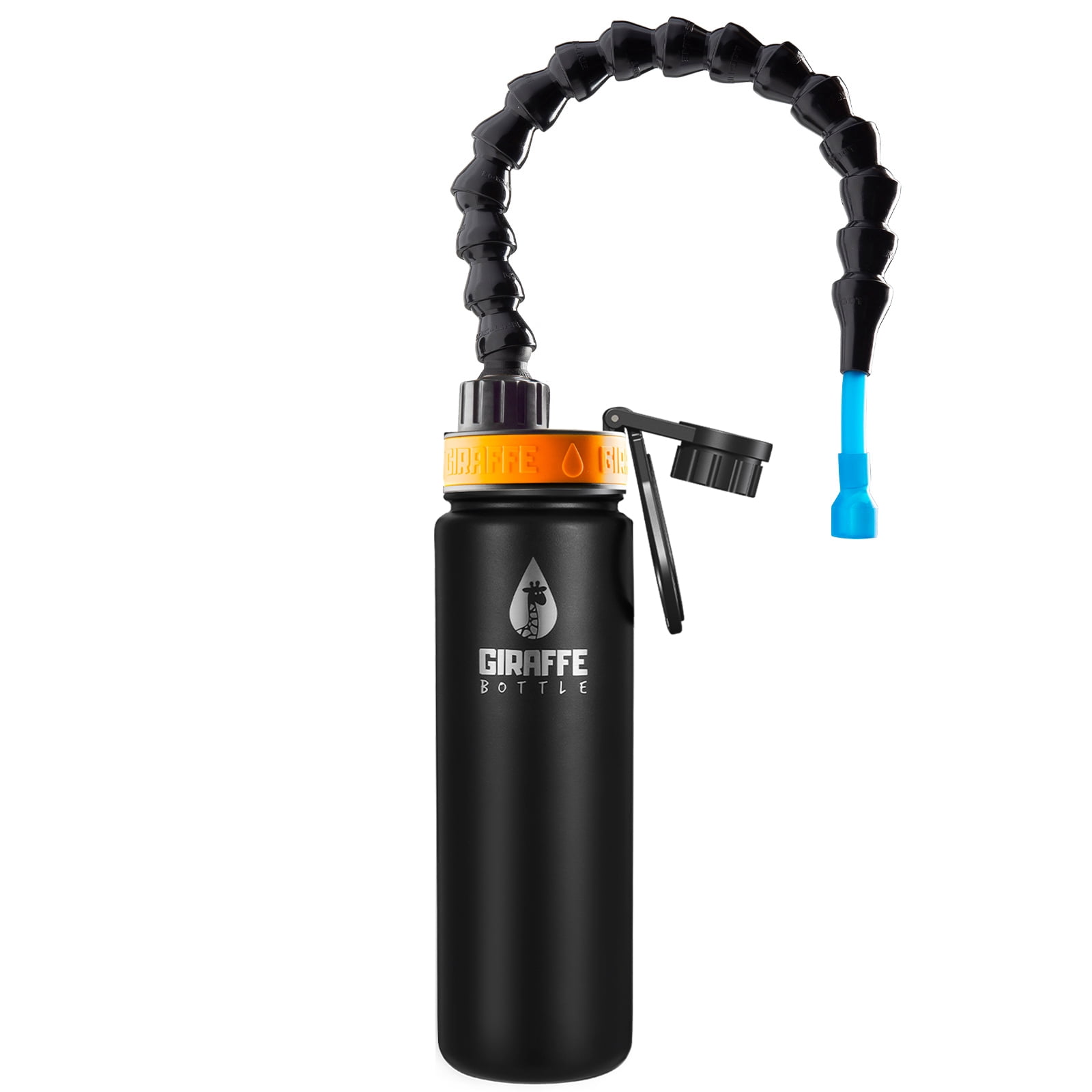 Giraffe Bottle Tower XL Hands Free Drinking System, Stainless Steel ...