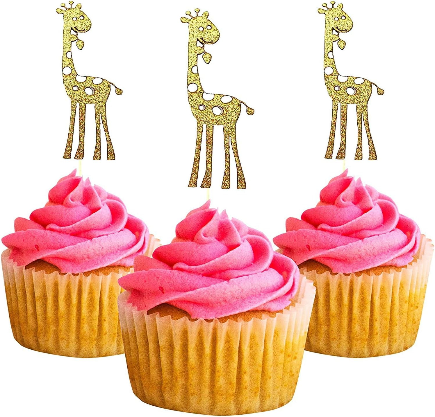 Giraffe Cupcake Topper 12 Pack Cupcake Topper Decoration Cake - Walmart.com