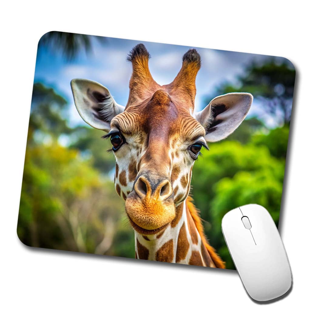 Giraffe Face Mouse Pad Low Profile Gaming Mat - Walmart.com