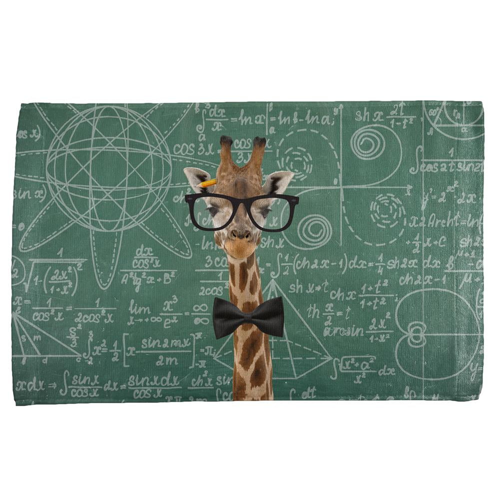 Giraffe Geek Math Formulas All Over Hand Towel - Walmart.com