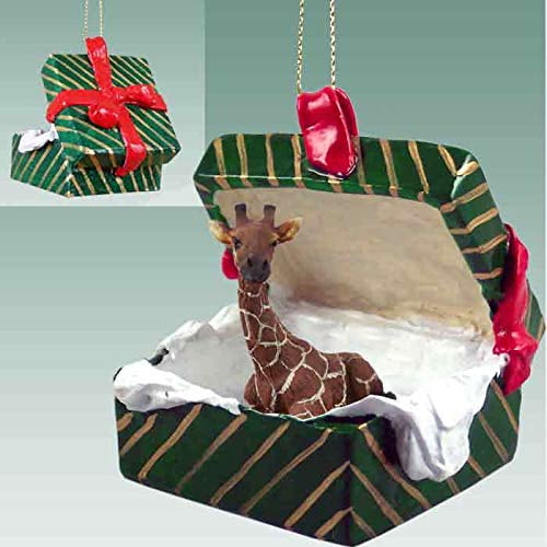 Giraffe Gift Box Christmas Ornament - DELIGHTFUL! - Walmart.com
