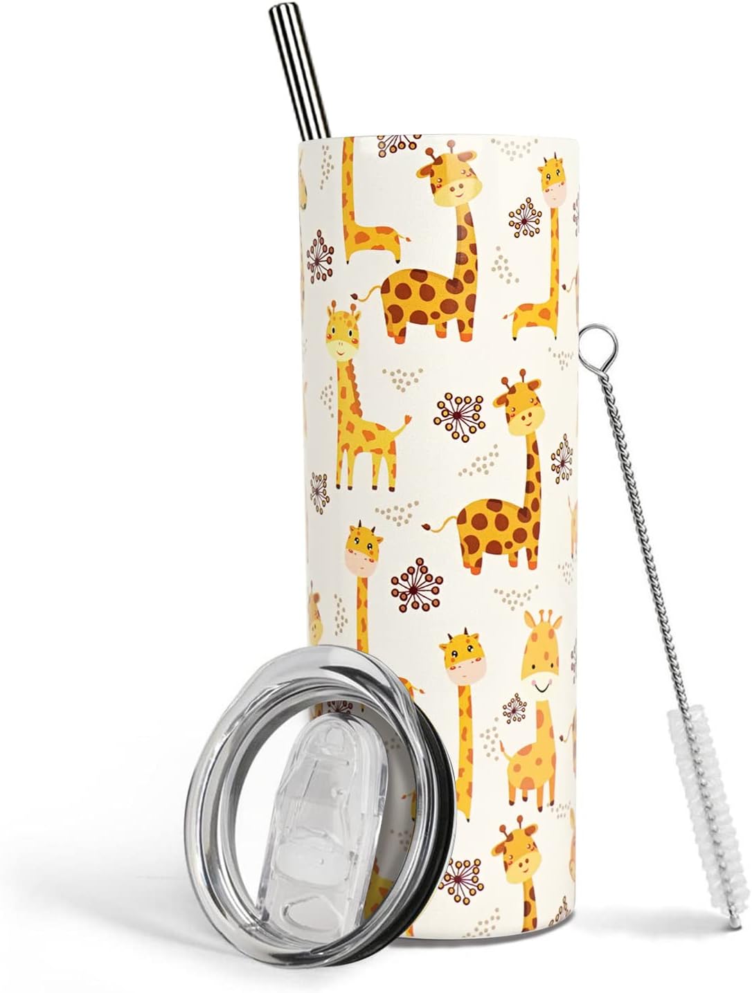 Giraffe Gifts for Giraffe Lovers Giraffe Tumbler With Lid and Straw ...